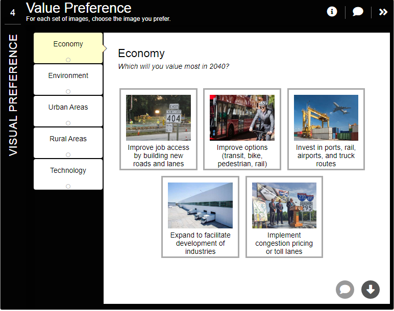 Visual Preference Screen Guide